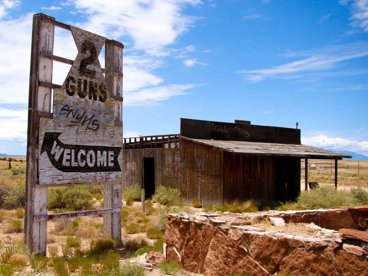15 Eerie Ghost Towns Along Route 66 - Santa Rosa Blue Hole